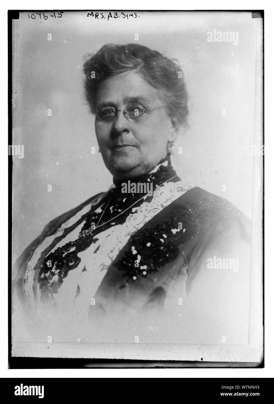 Mrs. A.B. Sims Stock Photo - Alamy