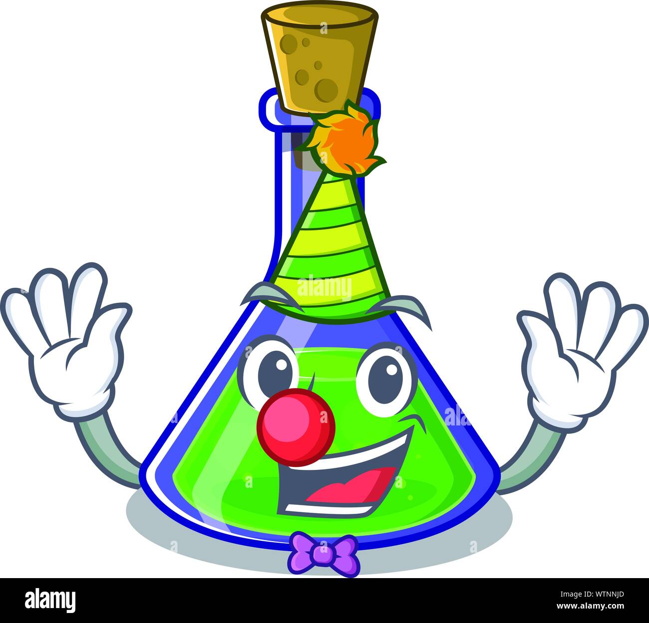 Clown magic potion on the cartoon table Stock Vector Image & Art - Alamy