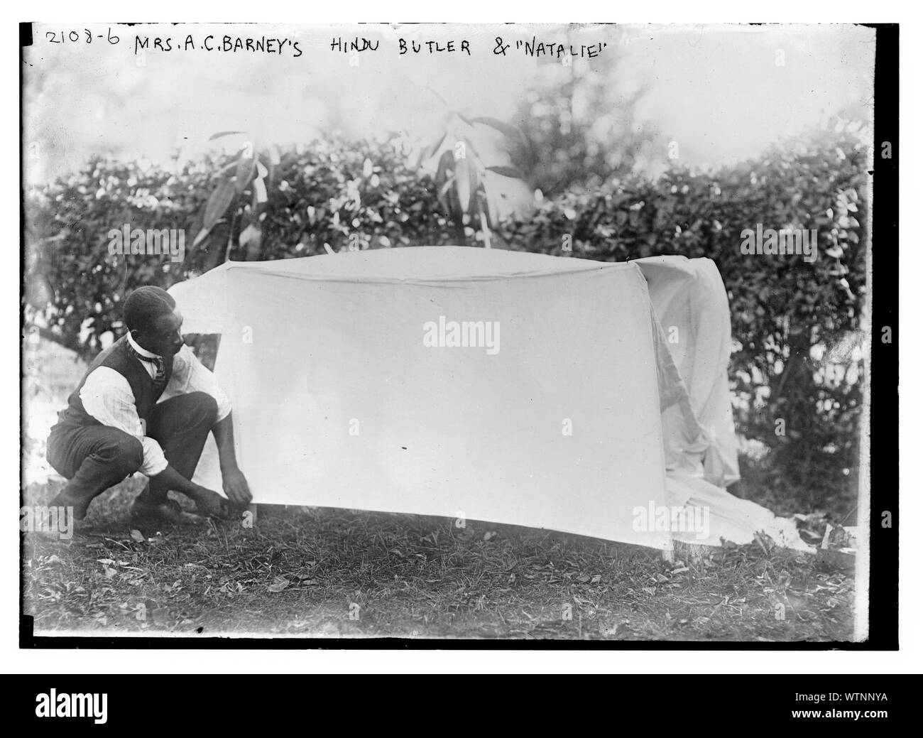 Mrs. A.C. Barney's Hindu butler and Natalie Stock Photo - Alamy