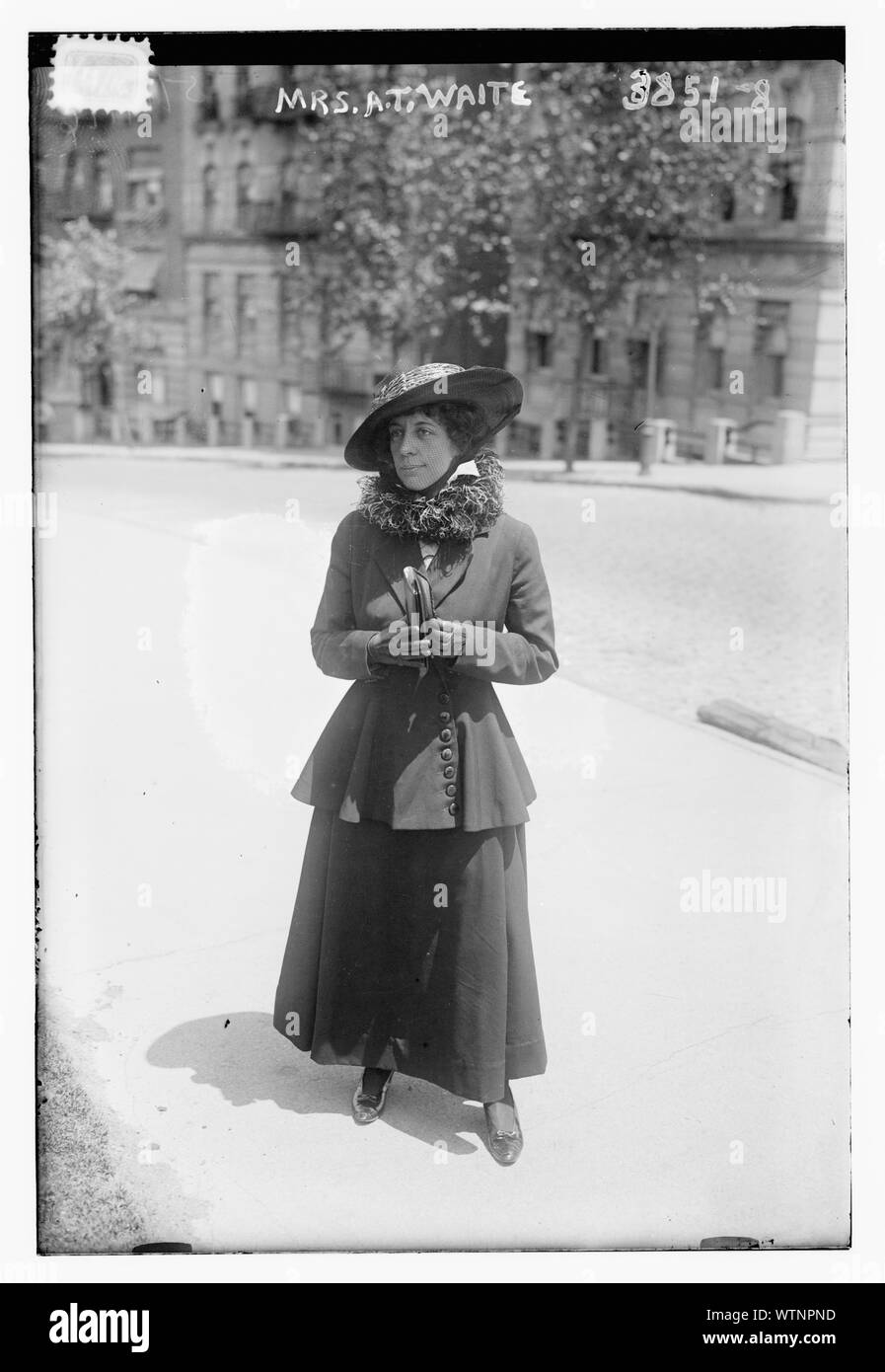 Mrs. A.T. [i.e., W.T.] Waite Stock Photo - Alamy