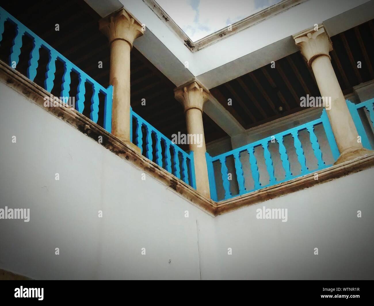 Blue railings hi-res stock photography and images - Alamy