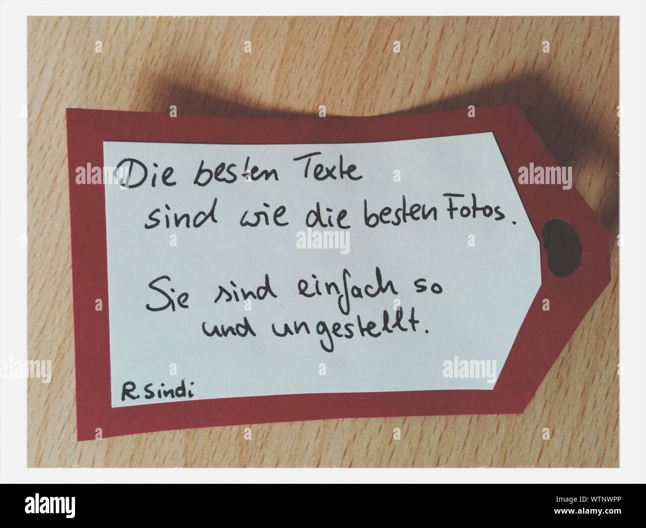 Hand written label hi-res stock photography and images - Alamy