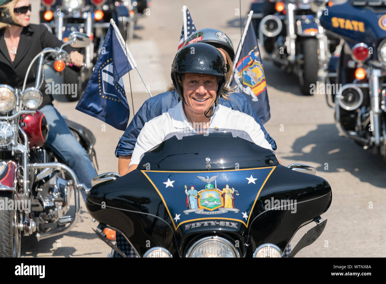 New York, United States. 11th Sep, 2019. Governor Andrew Cuomo joined ...