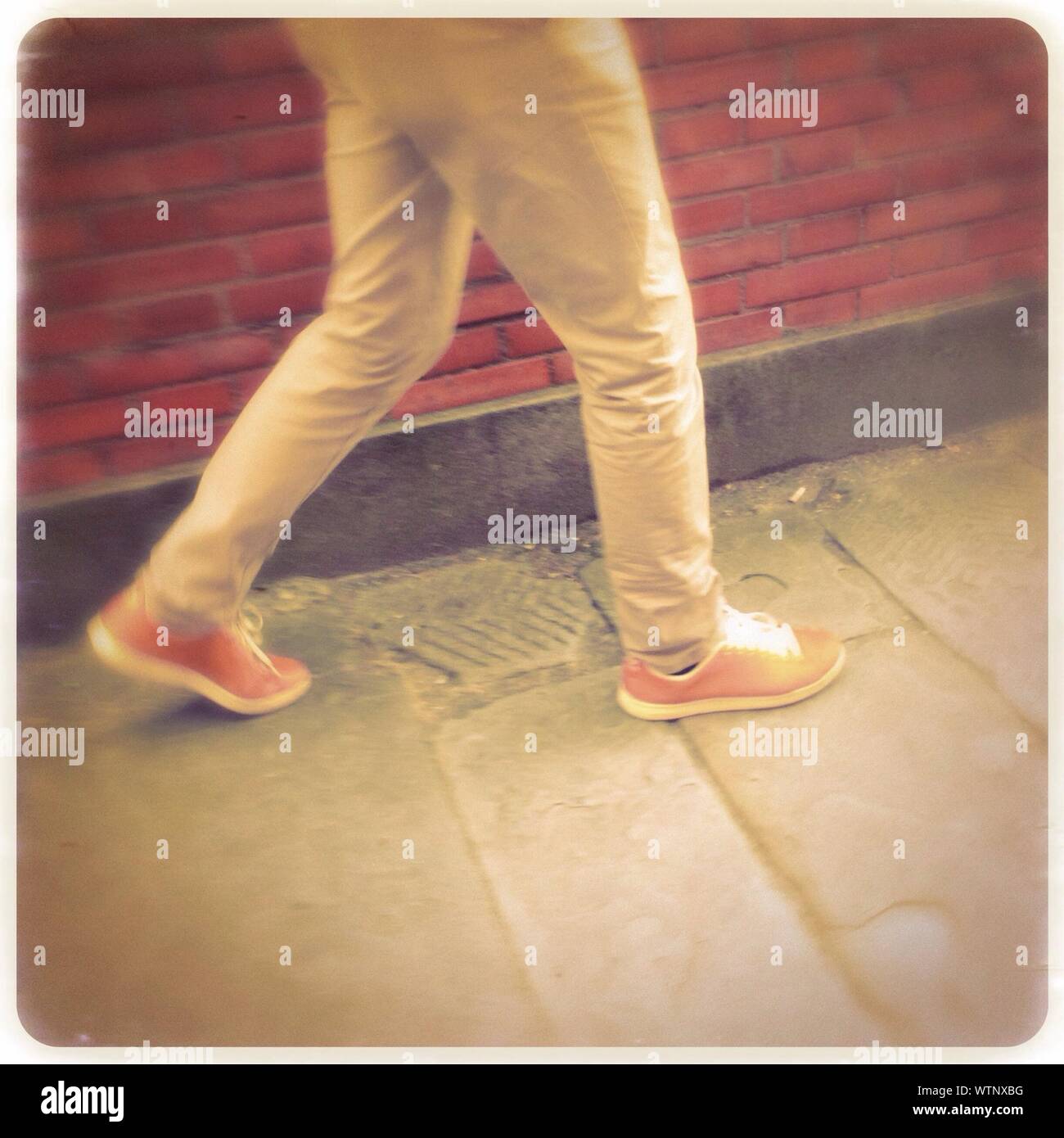 Walking On Brick Pavement High Resolution Stock Photography and Images ...