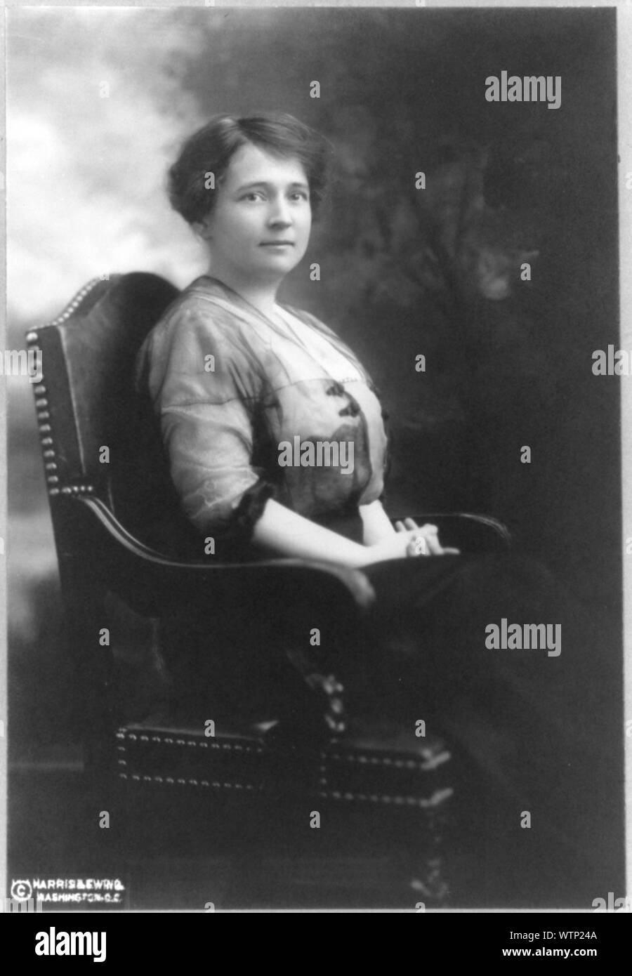 Mrs Brand Whitlock, full length portrait, seated Stock Photo - Alamy