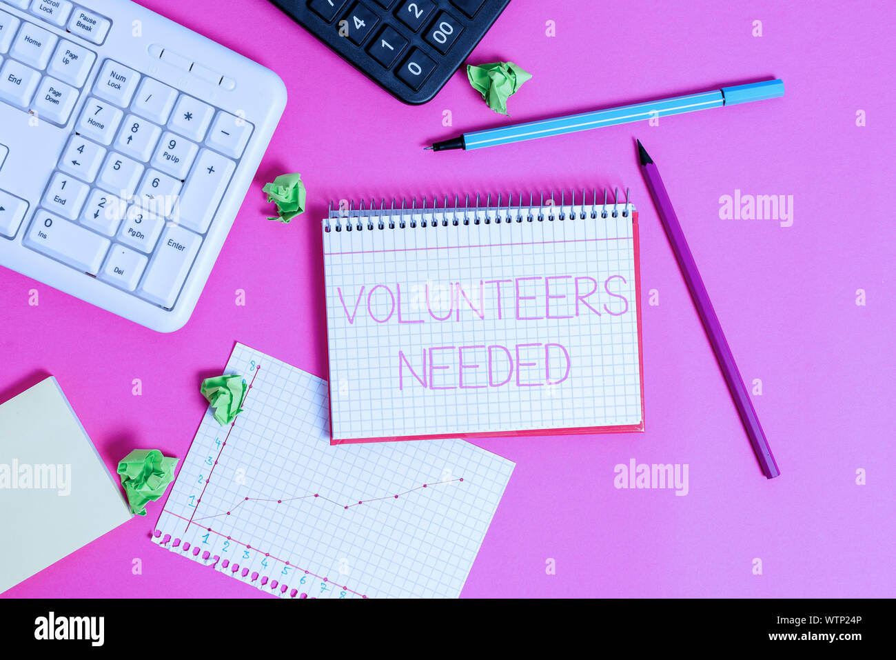 Handwriting text writing Volunteers Needed. Conceptual photo need work ...