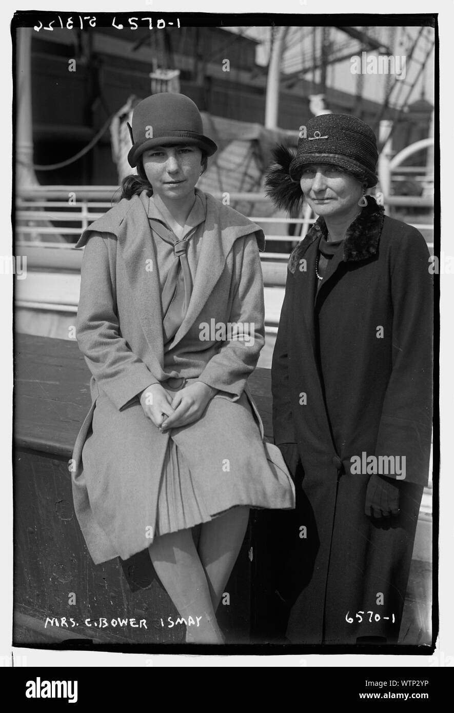 Mrs. C. Bower Ismay Stock Photo - Alamy