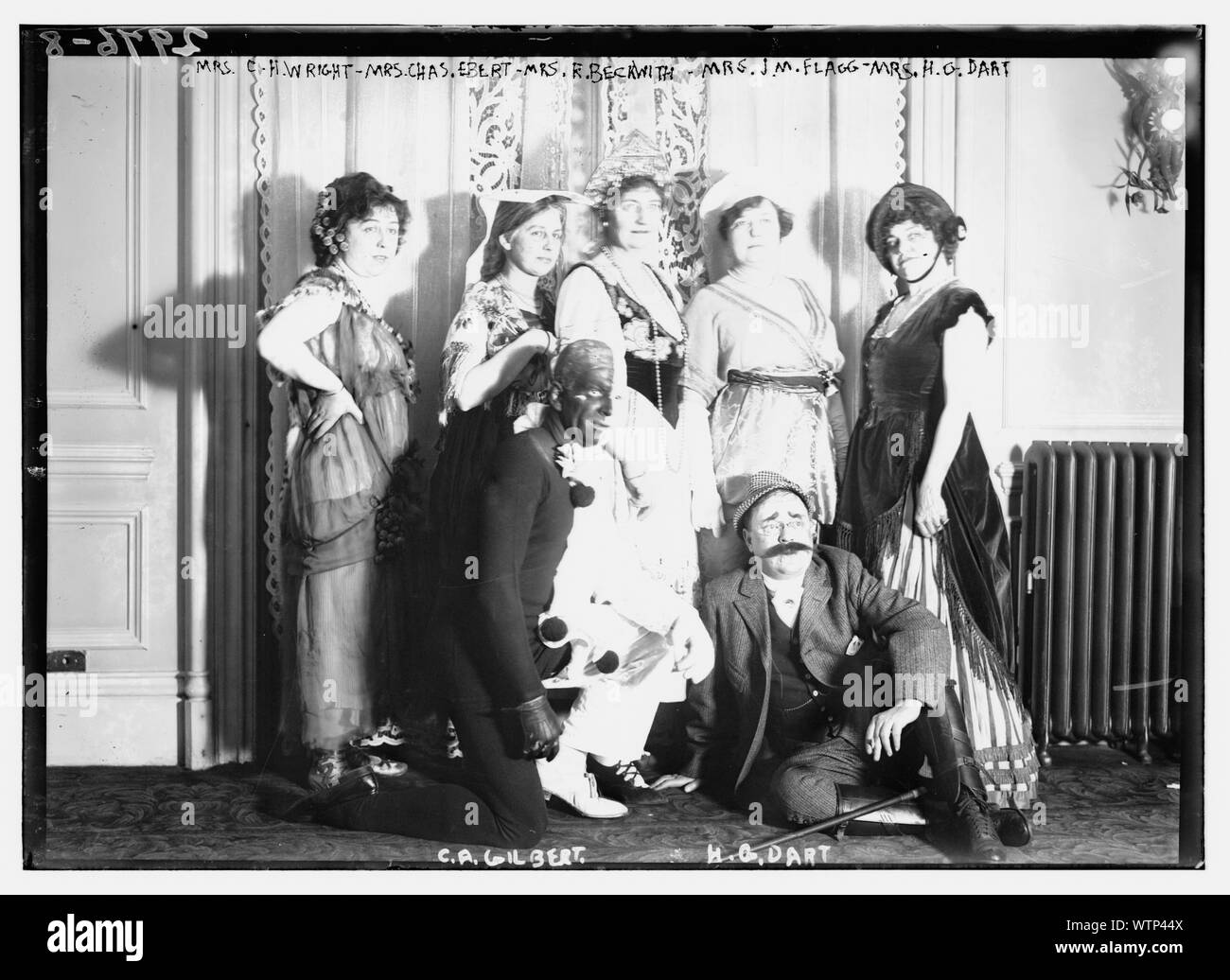 Mrs. C.H. Wright - Mrs. Chas. Ebert - Mrs. R. Beckwith - Mrs. J.M ...