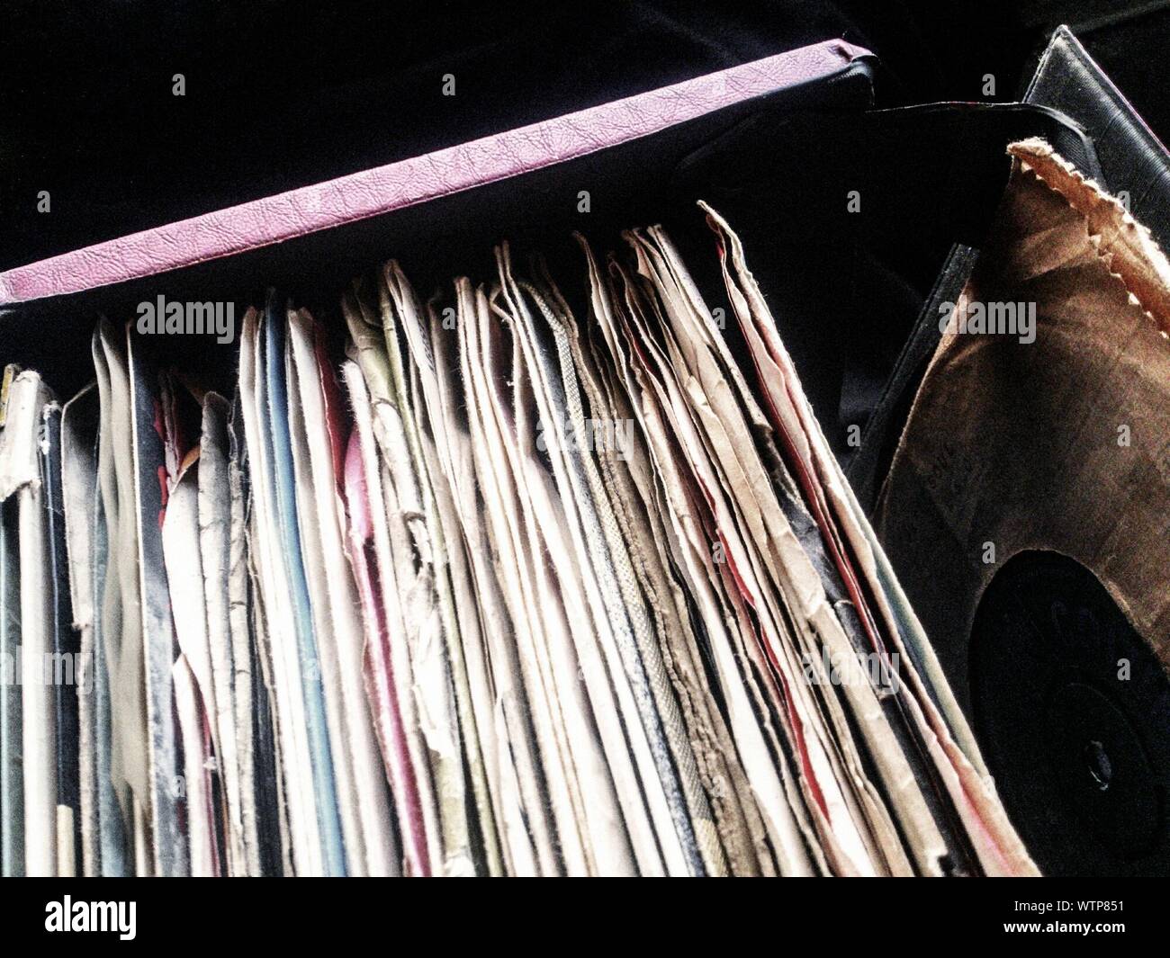 Old record collection hi-res stock photography and images - Alamy