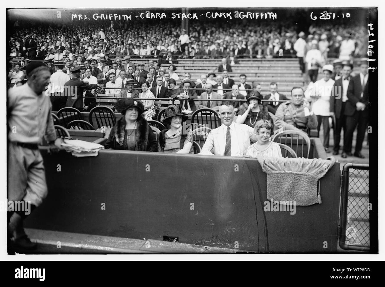 Mrs. Clark Griffith, Clara Stack, Washington singer, Clark Griffith ...