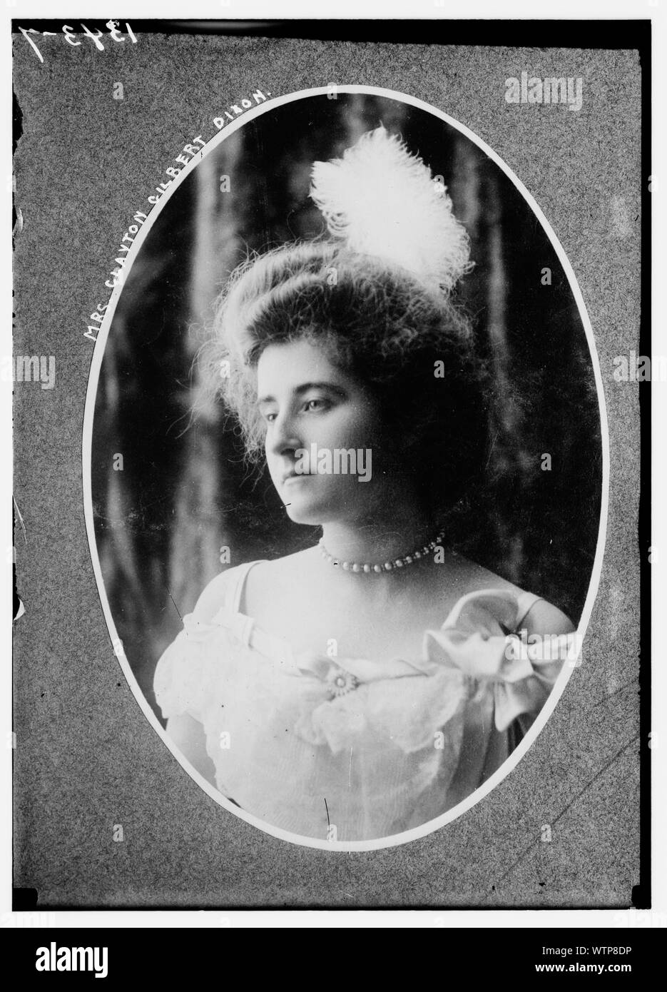 Mrs. Clayton Gilbert Dixon Stock Photo - Alamy