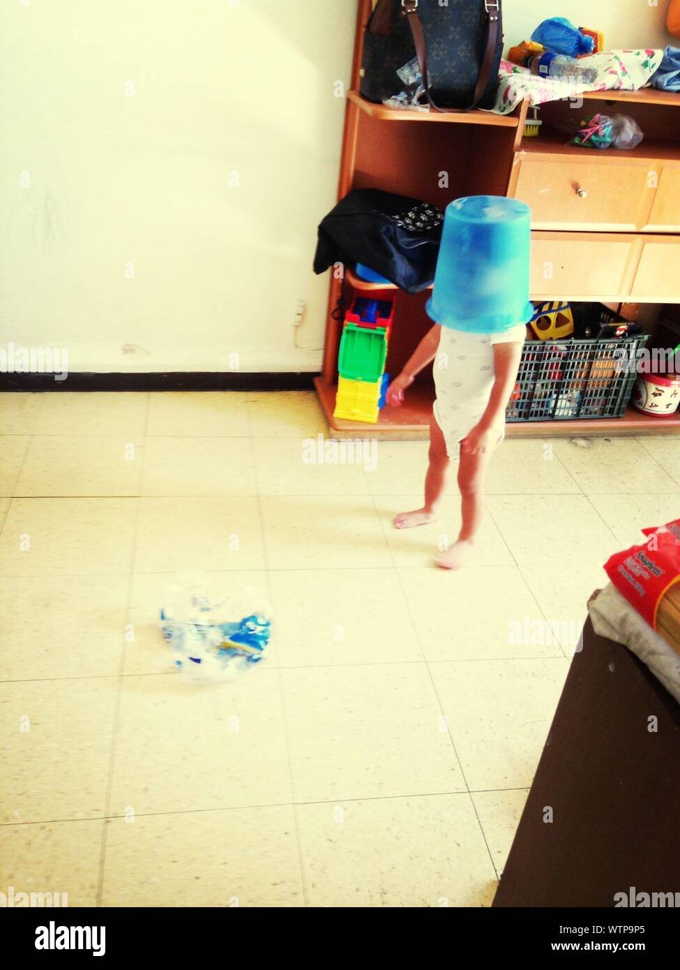 Bucket Over Head High Resolution Stock Photography and Images - Alamy