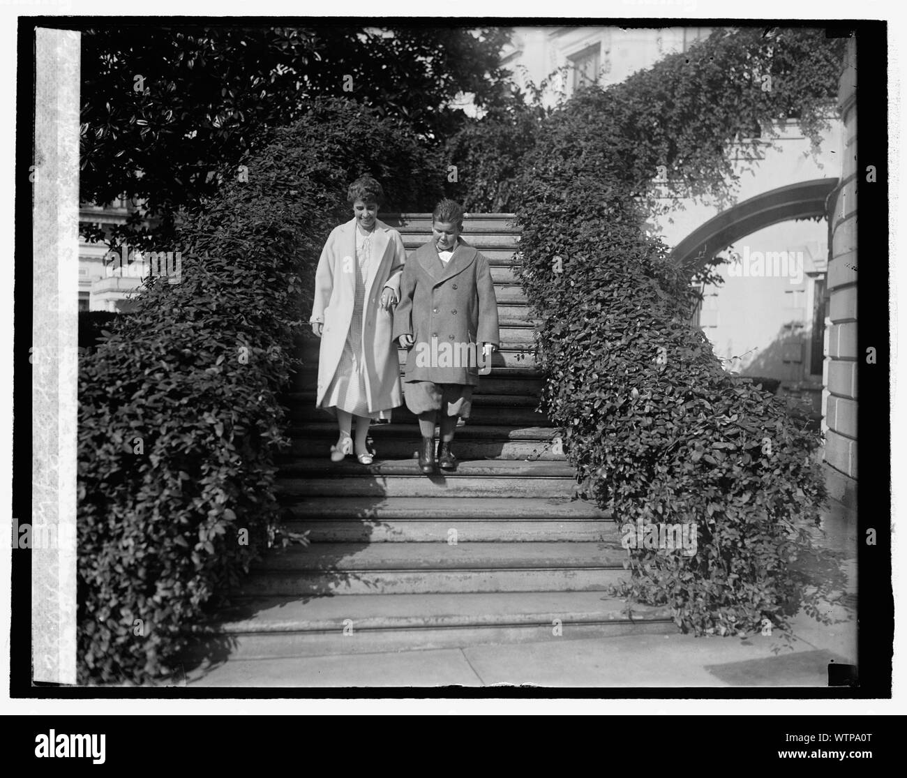 Mrs. Coolidge & Joe Nevin, Wash., typical boy, 10/31/25 Stock Photo - Alamy