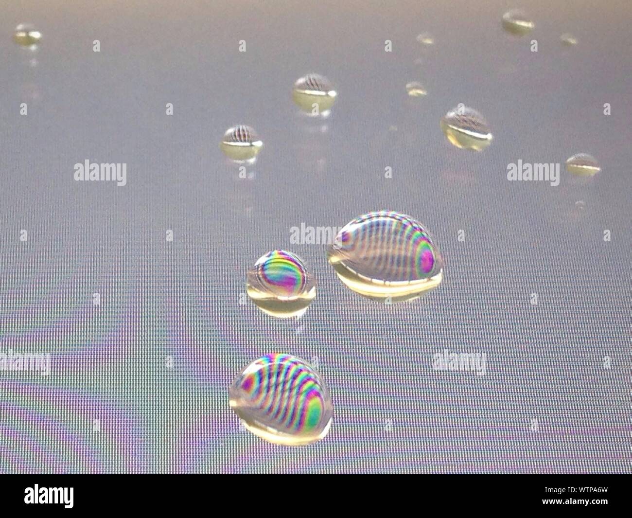 Water on screen hi-res stock photography and images - Alamy