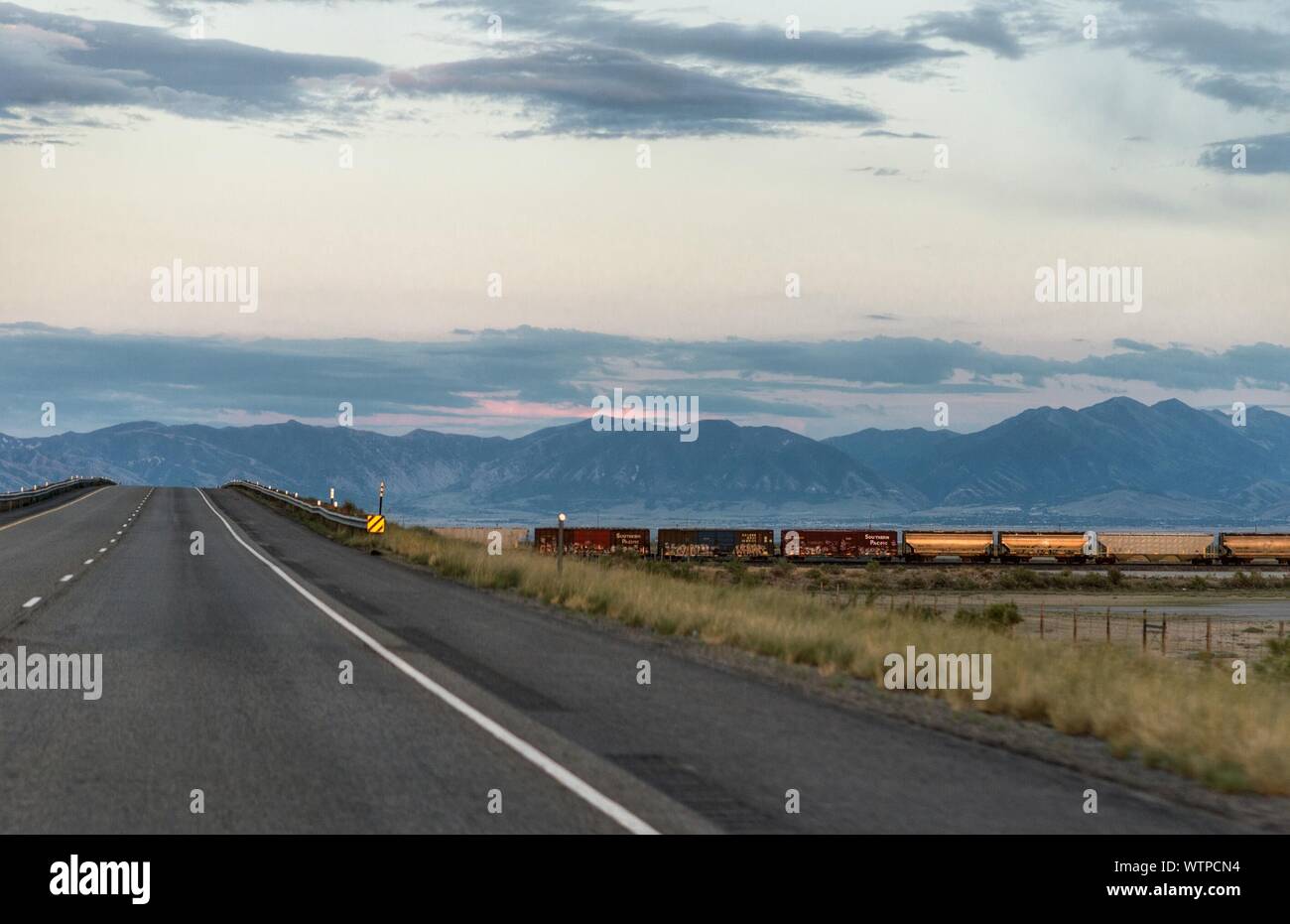 Road and rail freight hi-res stock photography and images - Alamy