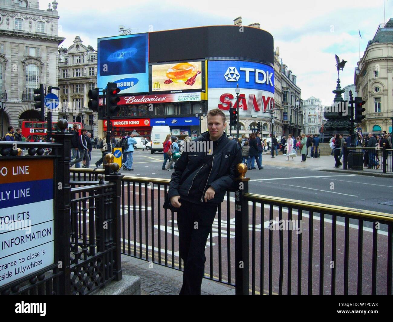 Portrait billboard in city hi-res stock photography and images - Alamy