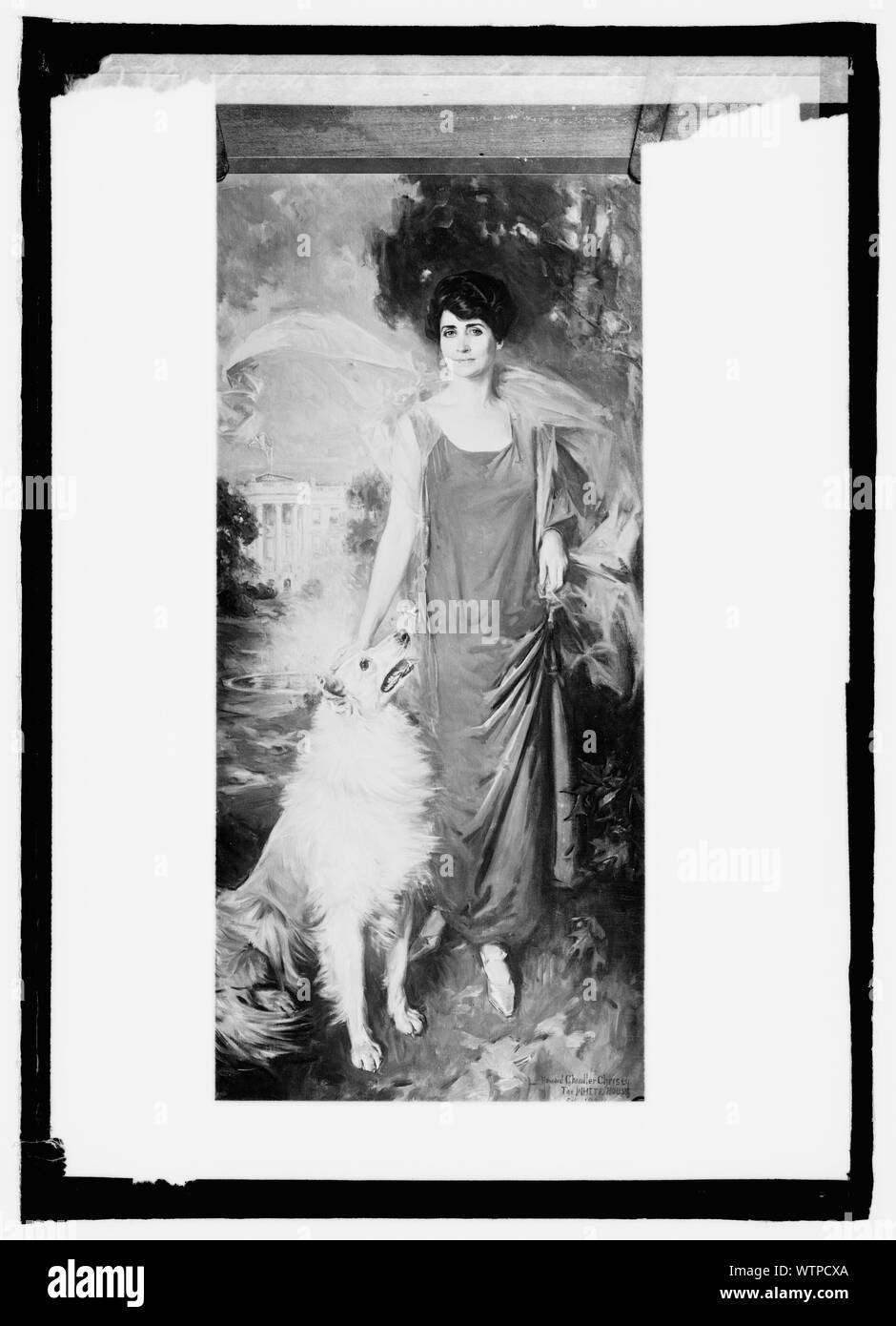 Mrs. Coolidge painting by Christie, 3/24/24 Stock Photo - Alamy