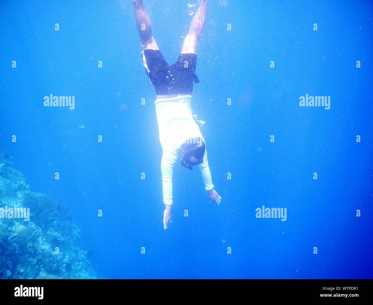 Three men diving hi-res stock photography and images - Alamy