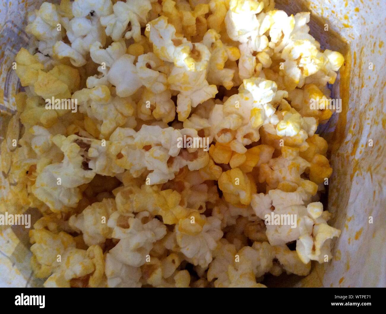 Paper Bag Filled With Popcorn Stock Photo - Alamy