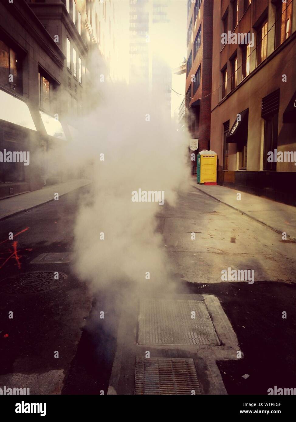 Steam Manhole High Resolution Stock Photography and Images - Alamy
