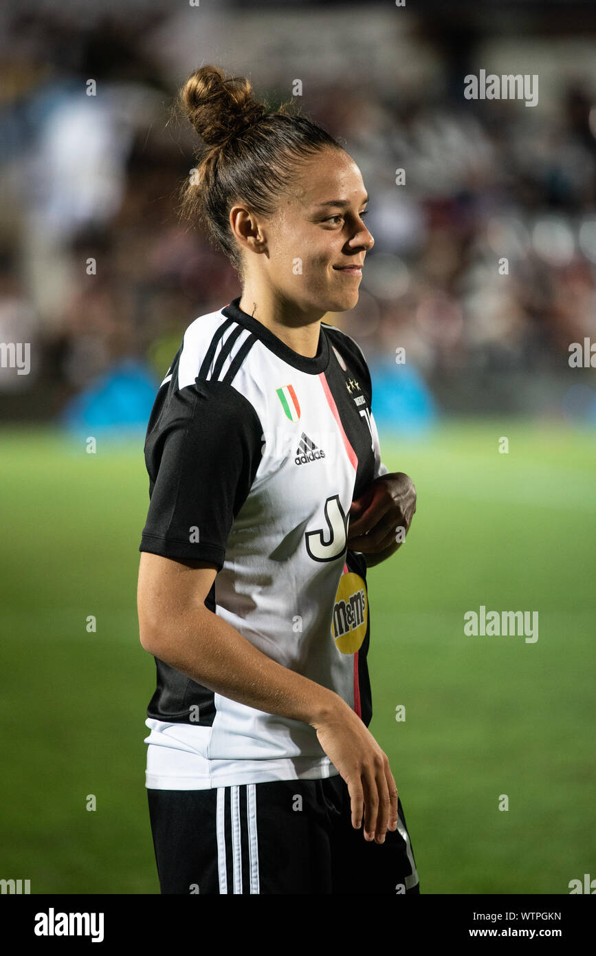 Lisa Boattin of Juventus Women in action during the UEFA Women's ...