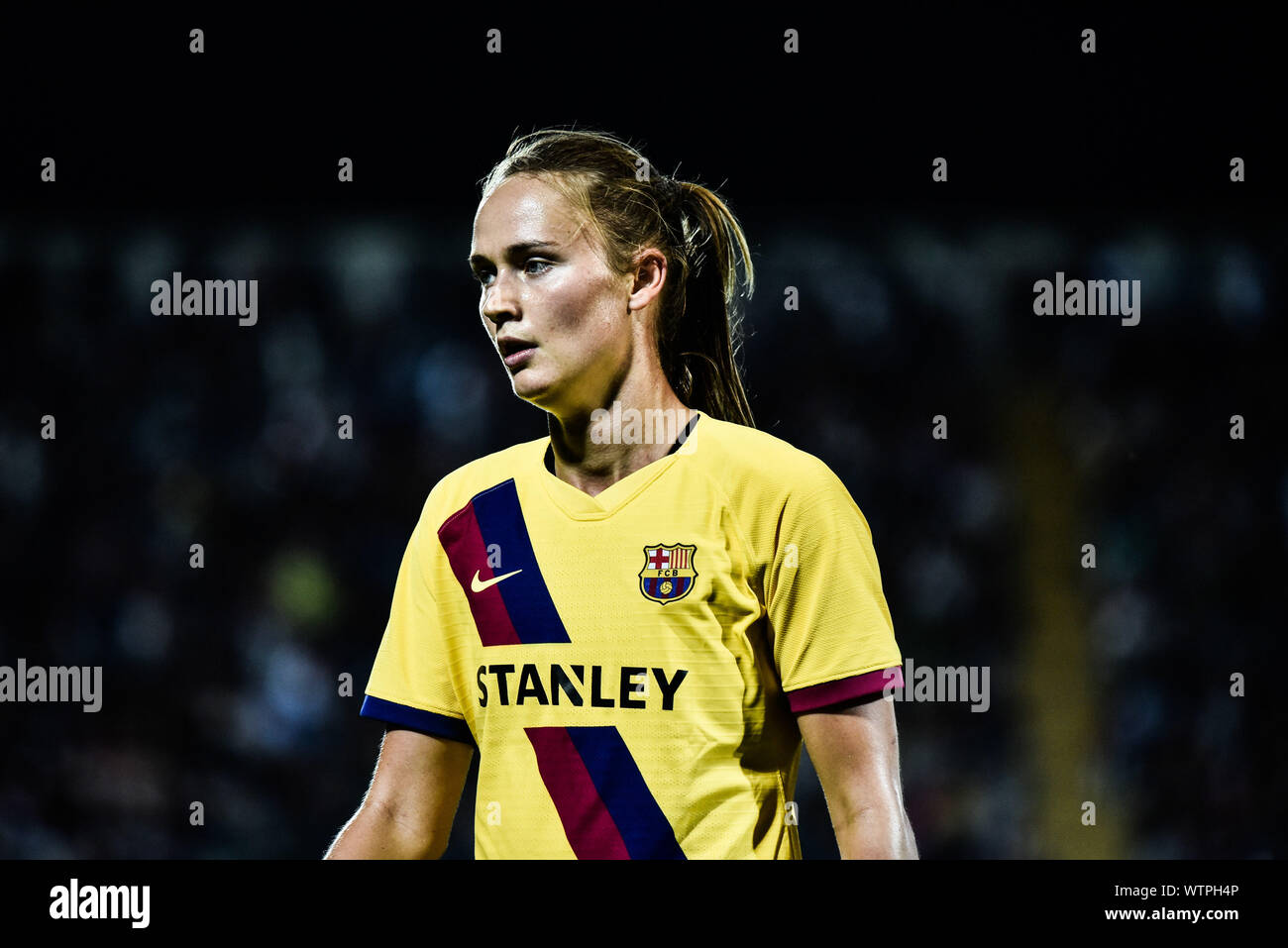 Caroline Graham Hansen of Barcelona Women in action during the UEFA ...