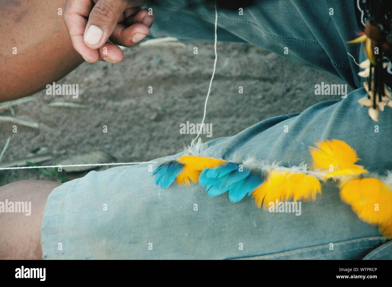 Men Wearing Feathers High Resolution Stock Photography and Images - Alamy