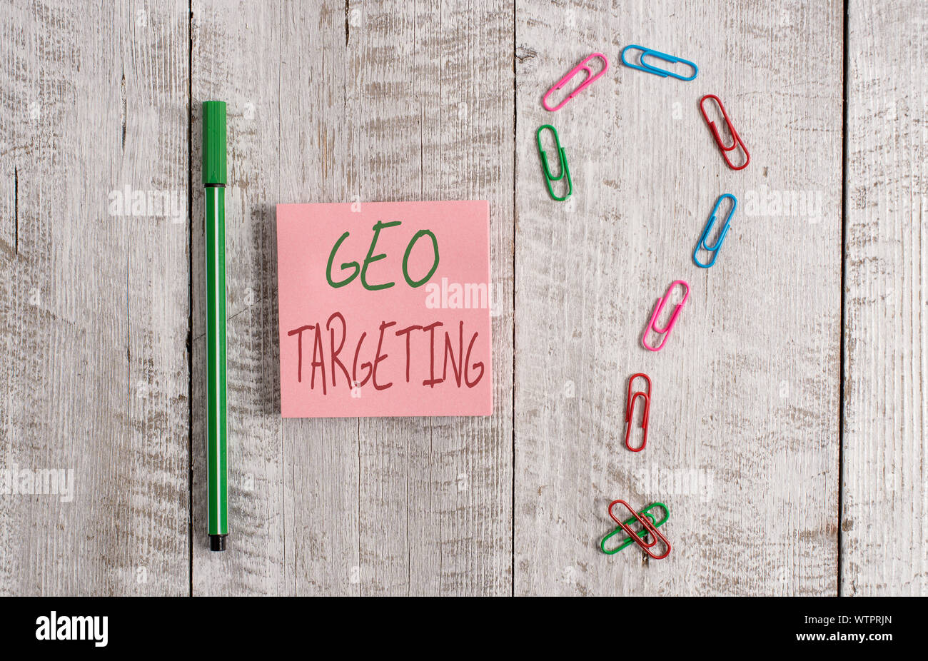 Word writing text Geo Targeting. Business photo showcasing Digital Ads ...