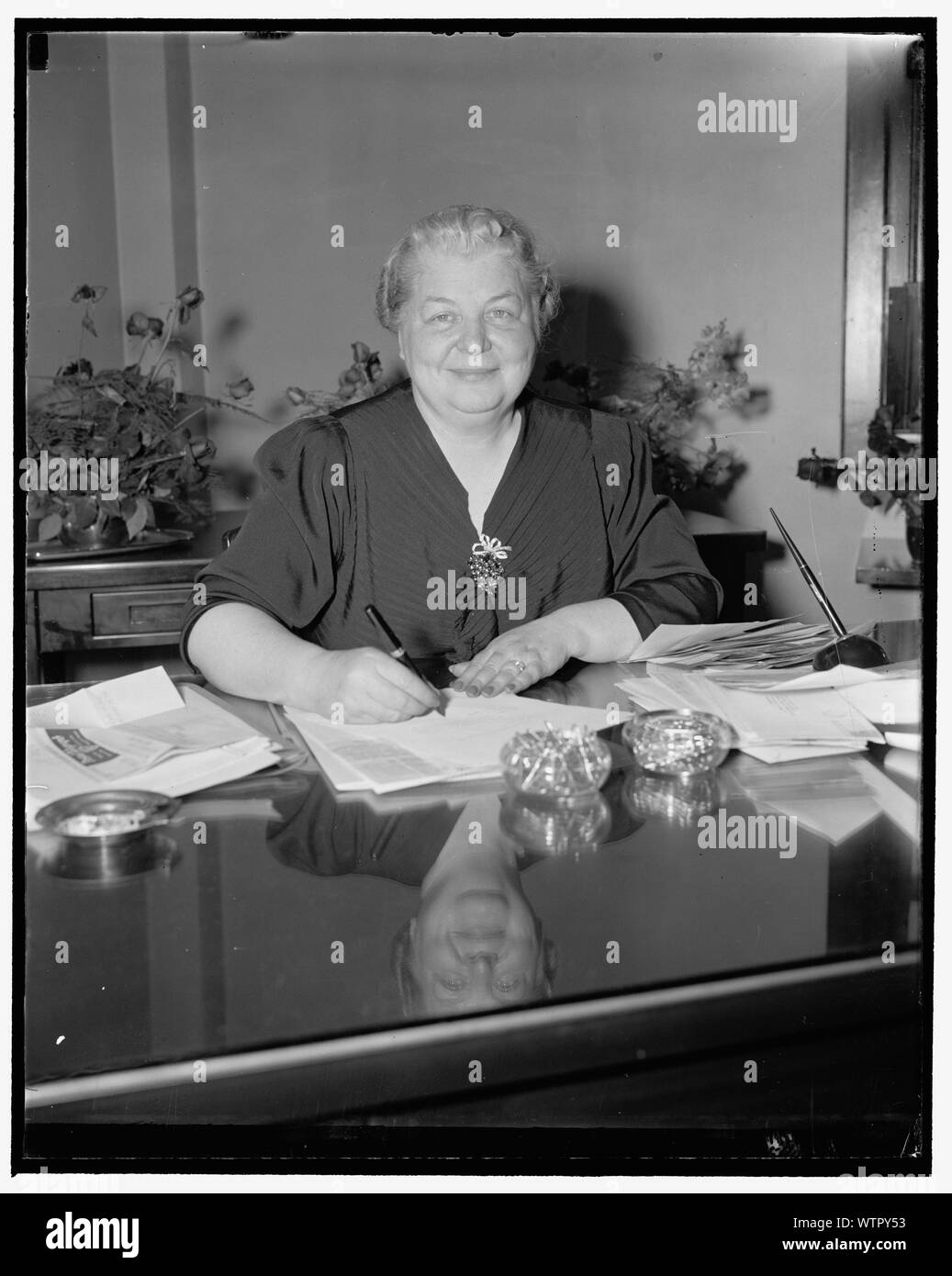 Mrs. Florence Kerr Stock Photo - Alamy