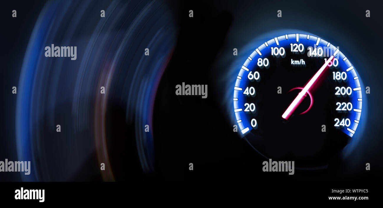 Blurred speedometer hi-res stock photography and images - Alamy