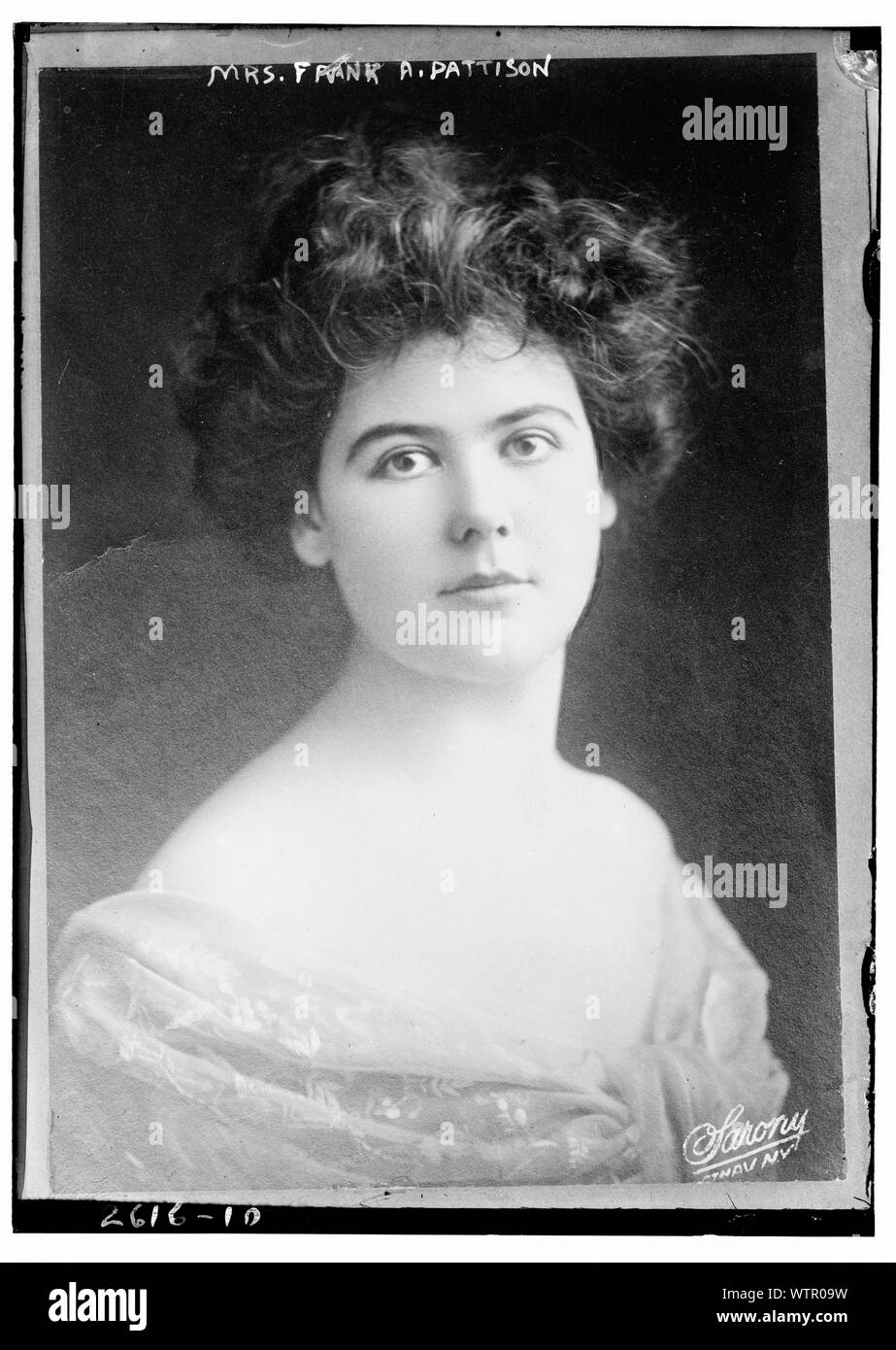 Mrs. Frank A. Pattison Stock Photo - Alamy
