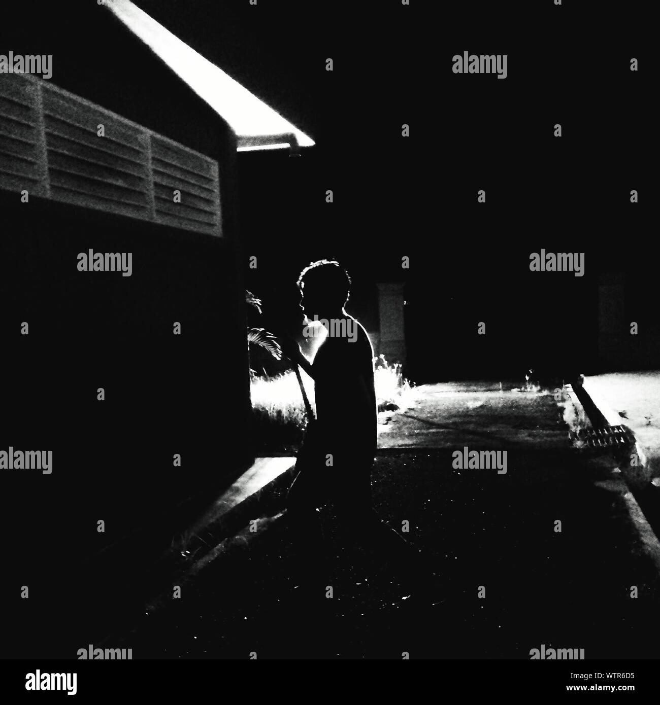 Man holding broom hi-res stock photography and images - Alamy