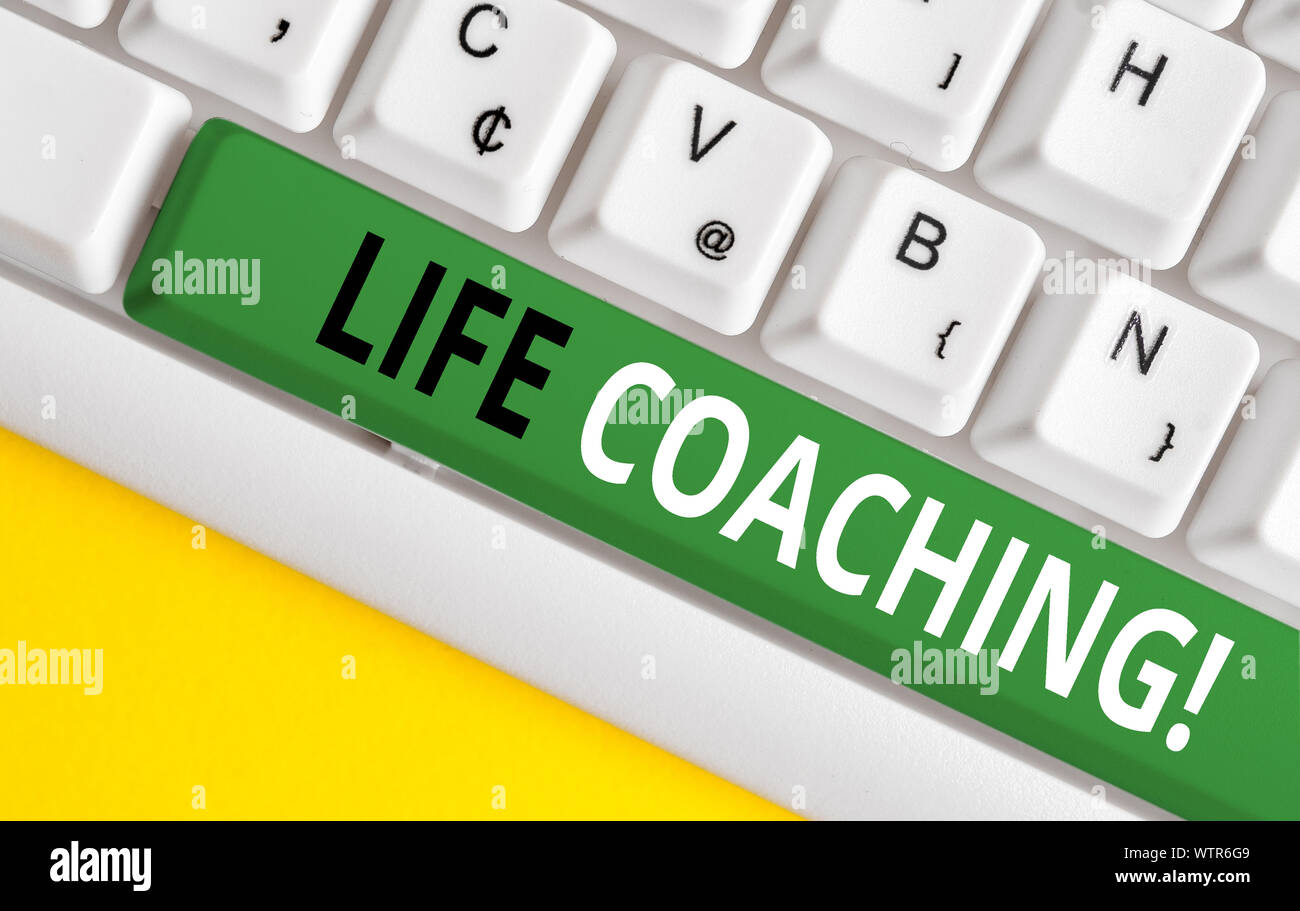 Word writing text Life Coaching. Business photo showcasing ...