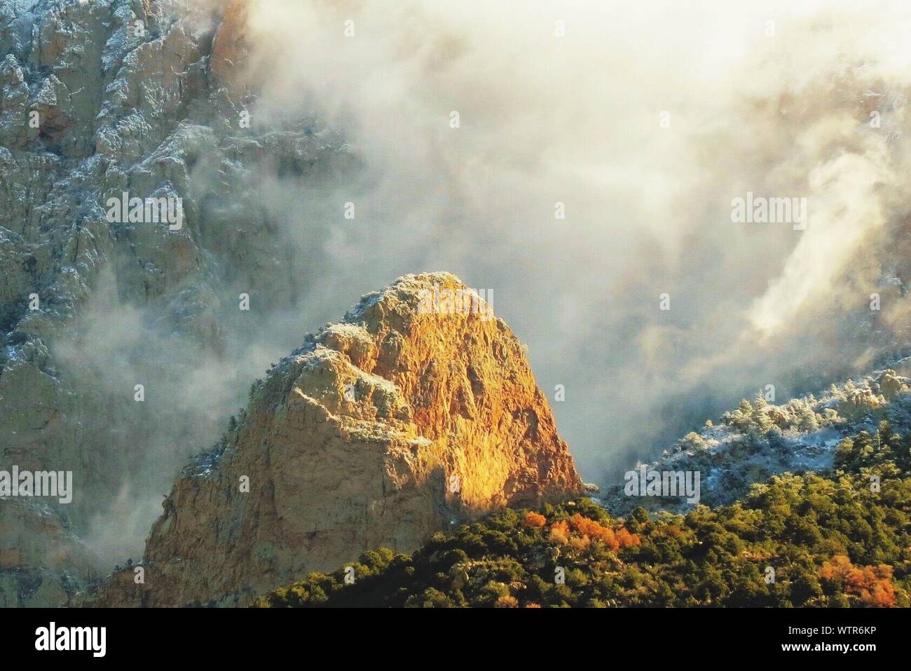 Rock formation smoke hi-res stock photography and images - Alamy