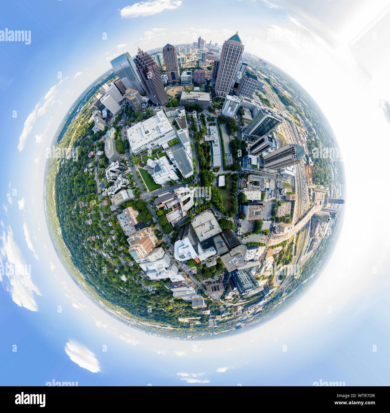 Tiny planet aerial view hi-res stock photography and images - Alamy