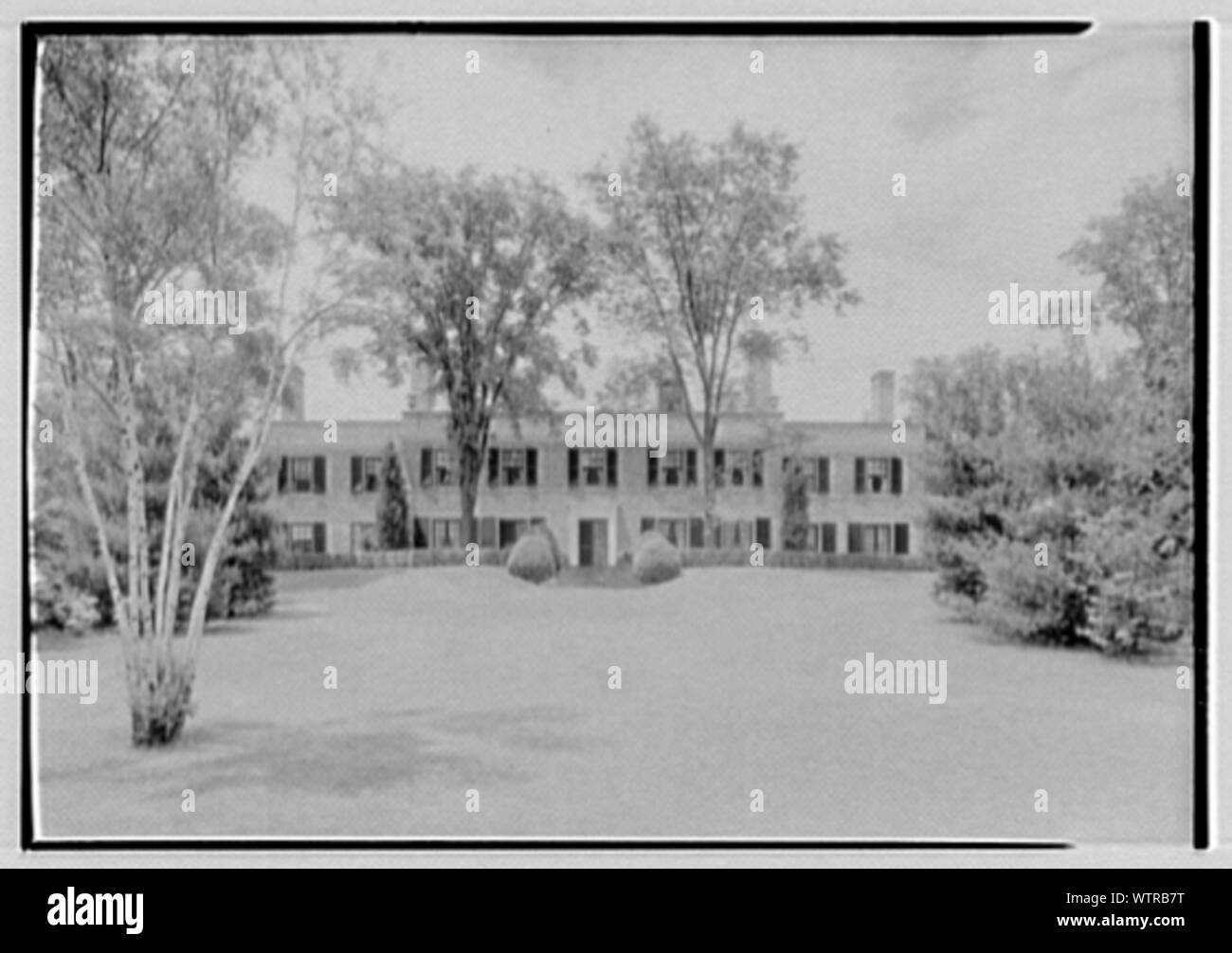 Mrs. Harriet Hooper, residence in Bedford, New York Stock Photo - Alamy