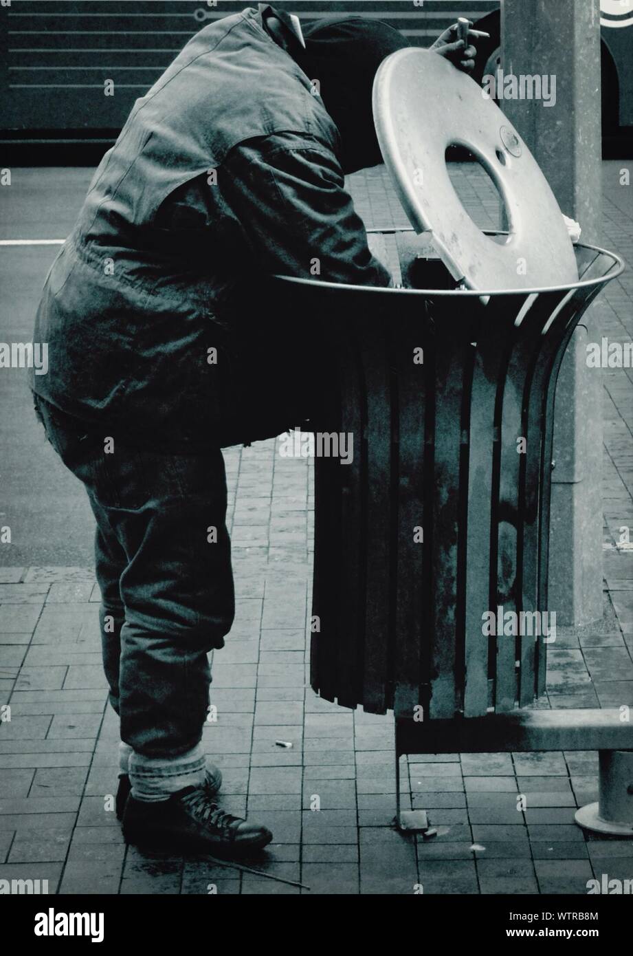 Homeless Trash Bin High Resolution Stock Photography and Images - Alamy