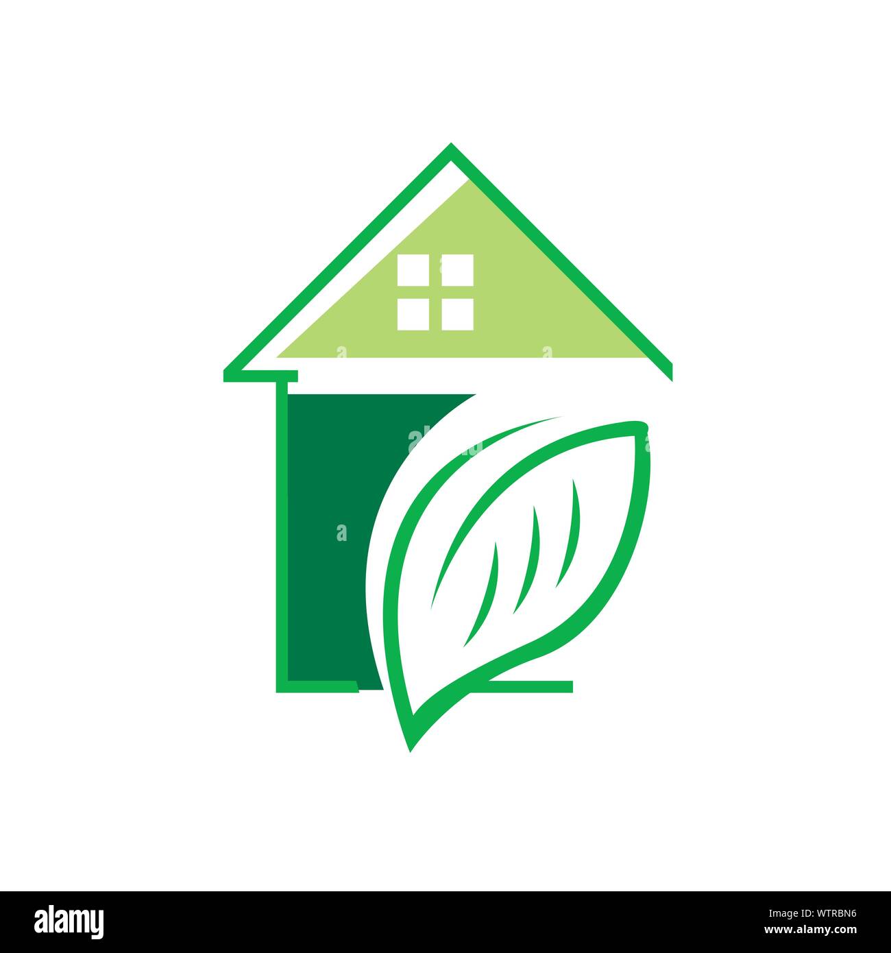 Eco friendly house Stock Vector Images - Alamy