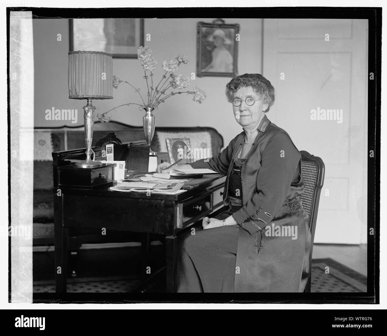 Mrs. Hubert Work, 2/9/22 Stock Photo - Alamy