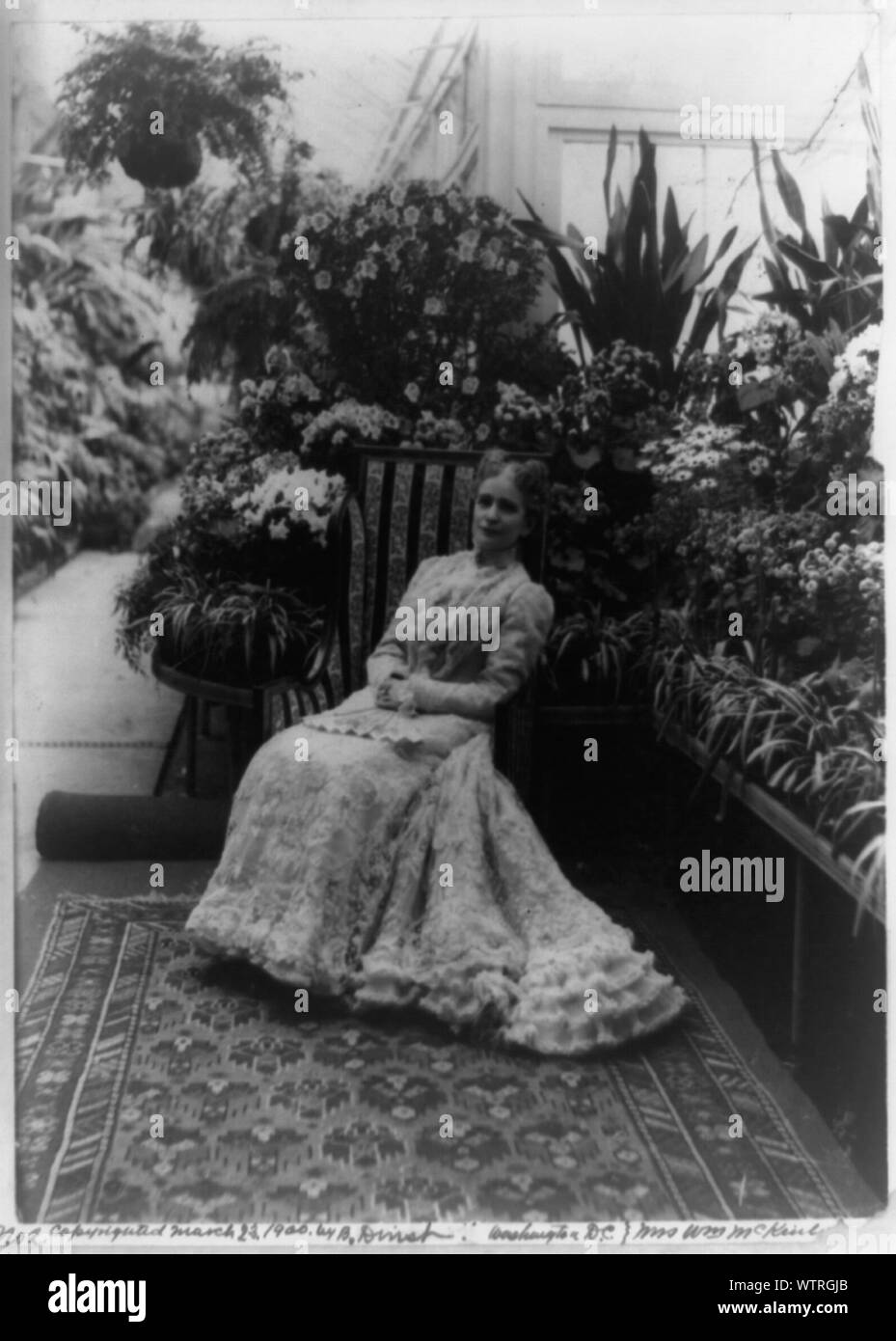 Mrs mckinley Black and White Stock Photos & Images - Alamy