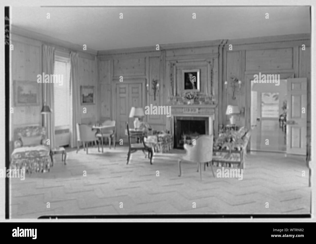 Mrs. James Cromwell (Doris Duke), residence in Somerville, New Jersey ...