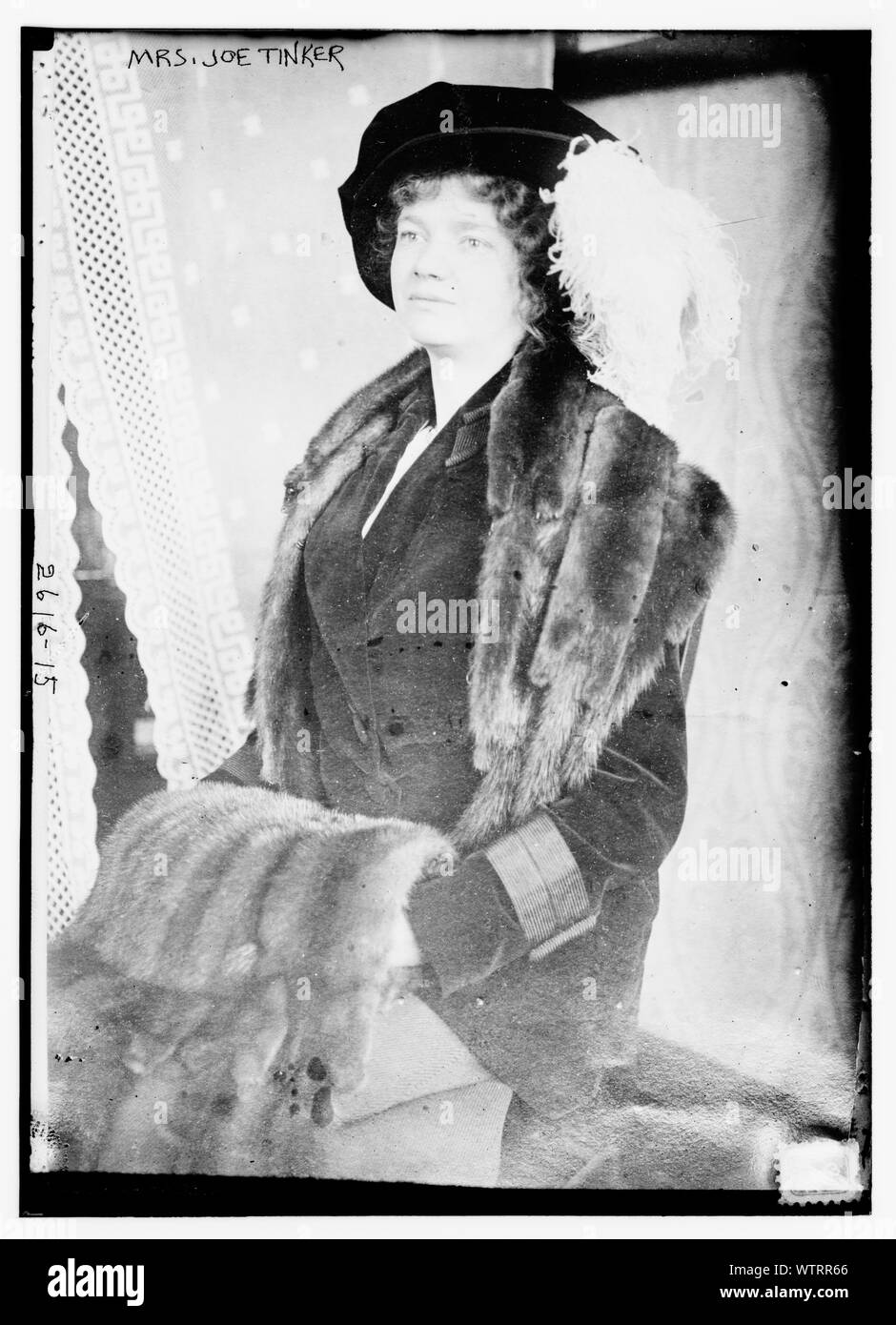 Mrs. Joe Tinker Stock Photo - Alamy
