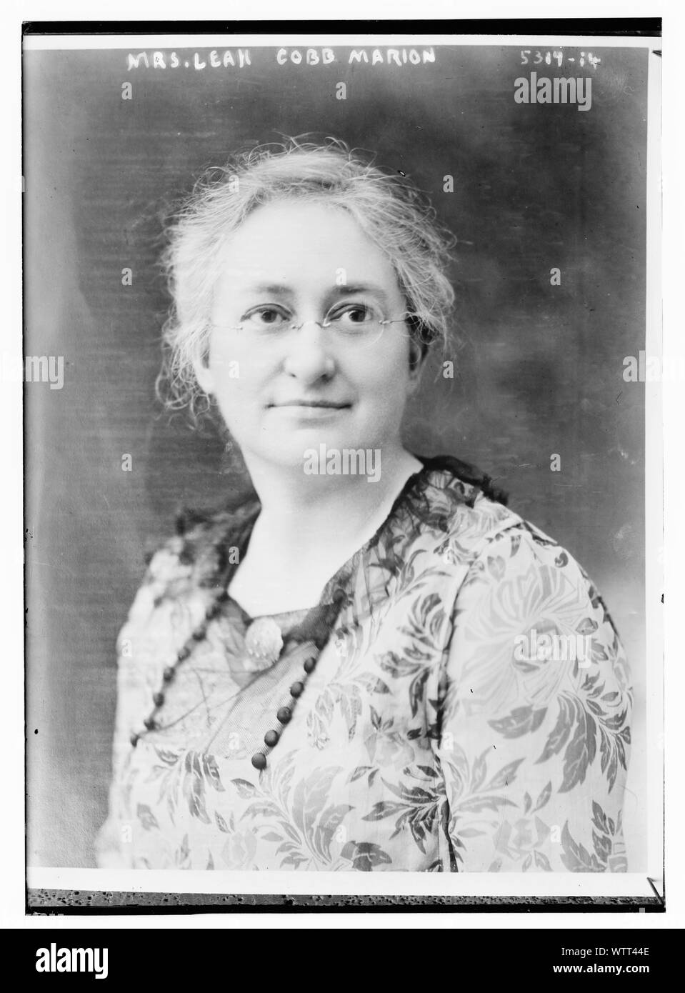 Mrs. Lean Cobb Marion Stock Photo - Alamy