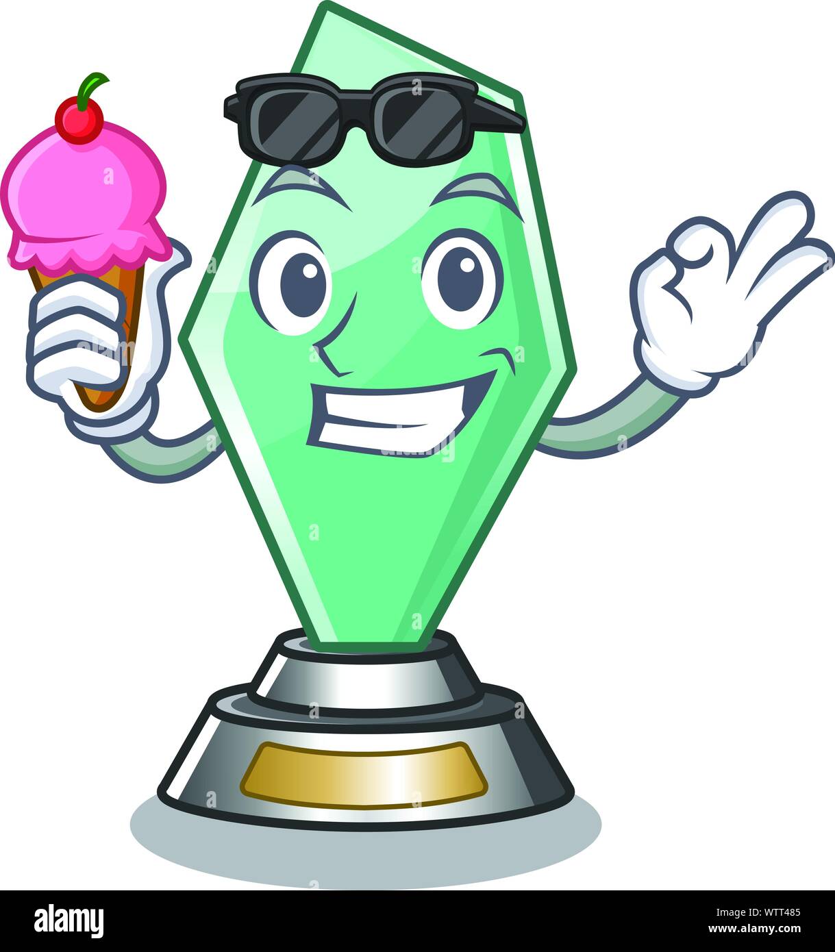 Ice pedestal Stock Vector Images - Alamy