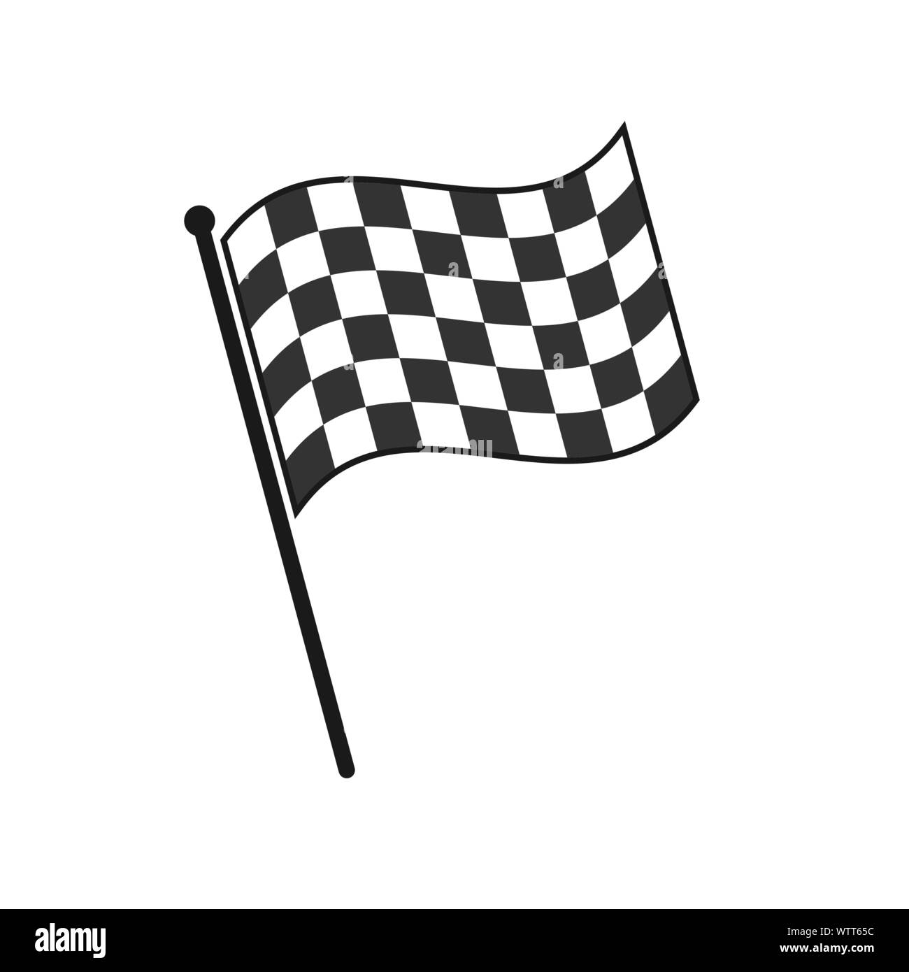 Button end flag pole Stock Vector Images - Alamy