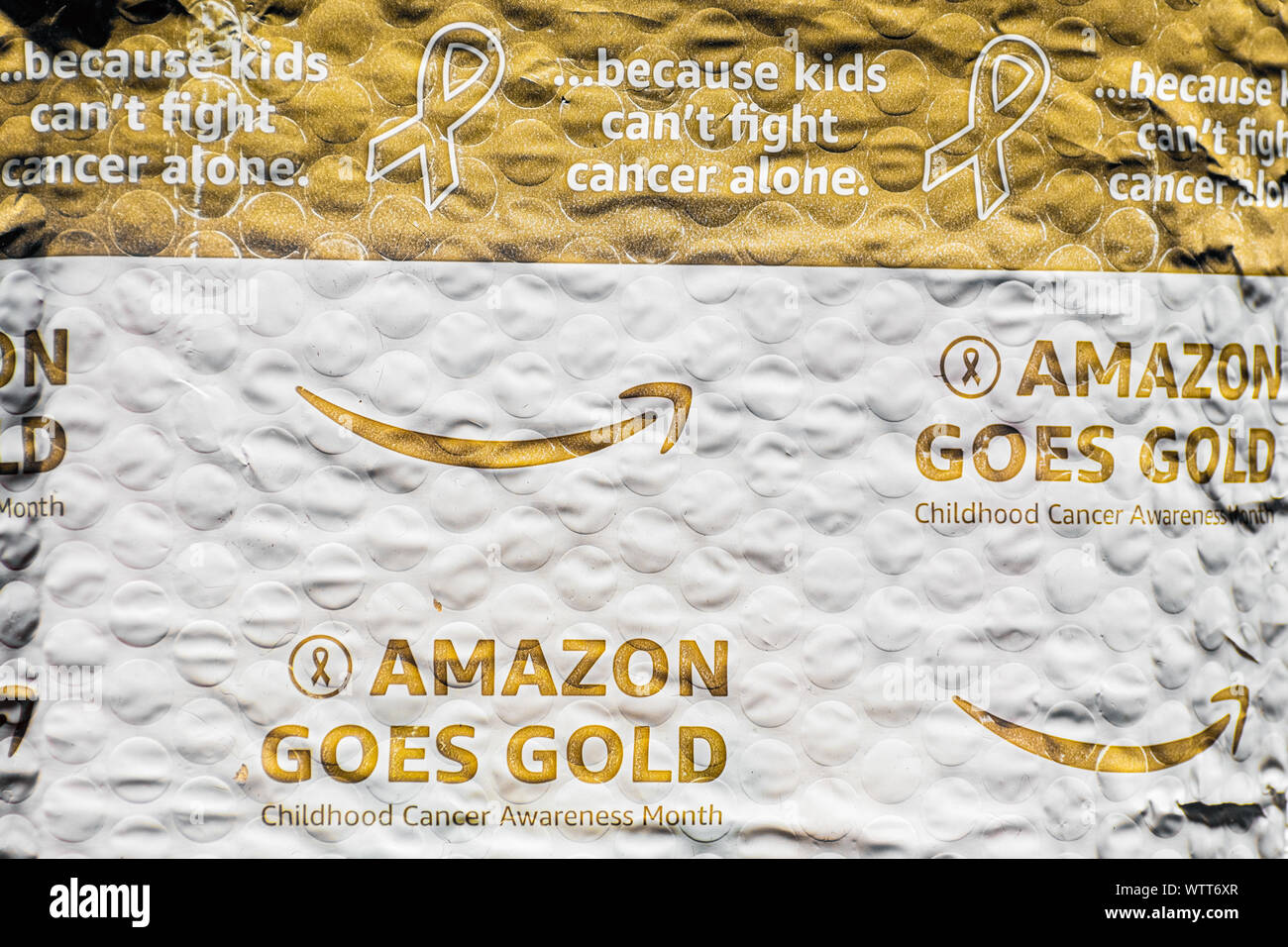 Amazon package plastic hi-res stock photography and images - Alamy