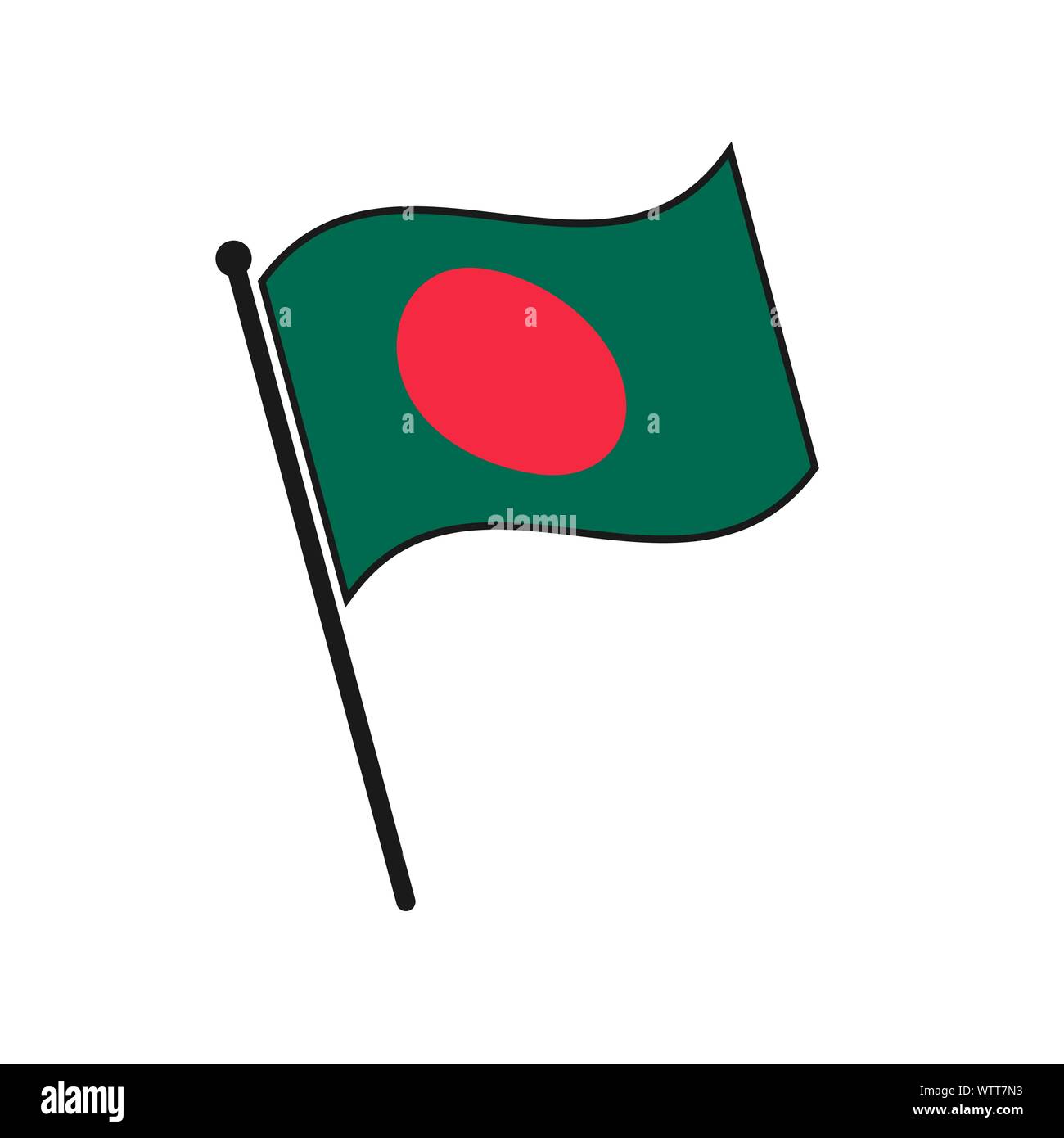 Bangladesh logo map vector icon hi-res stock photography and images - Alamy