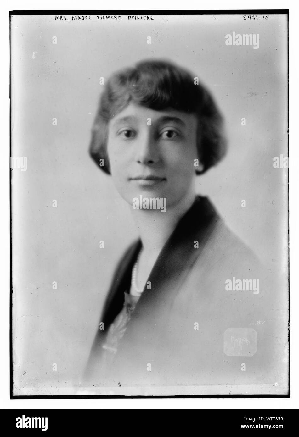 Mrs. Mabel Gilmore Reinicke Stock Photo - Alamy