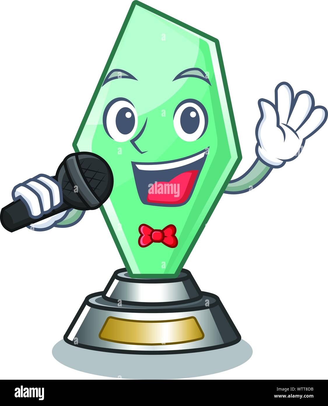 Glass microphone trophy hi-res stock photography and images - Alamy