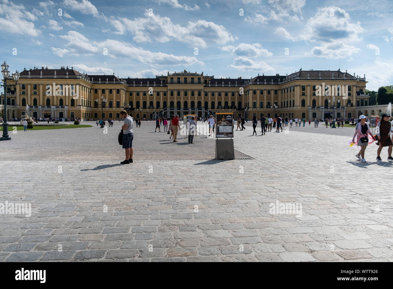 Main summer residence of the habsburg rulers hi-res stock photography ...